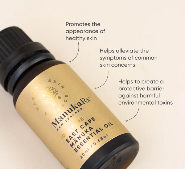Manuka RX 100% Pure East Cape Manuka Oil | 20ml - Manuka Honey of NZ